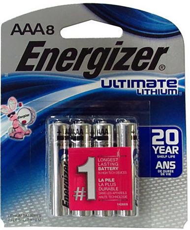 Rayovac Aaa, Energizer L92sbp-8.h3 Ult Lith Aaa4 Sensor Emod - Top ...