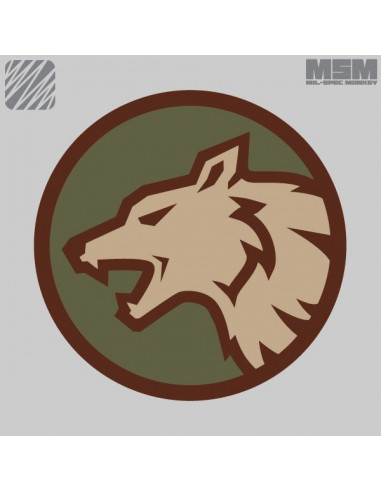 WOLF HEAD PATCH - Top Brass Tactical