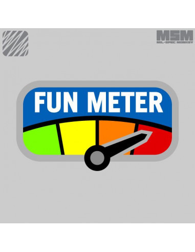 FUN METER PATCH - Top Brass Tactical