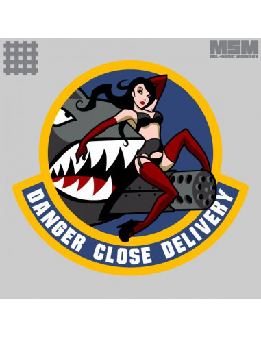 DANGER CLOSE DELIVERY PATCH - Top Brass Tactical