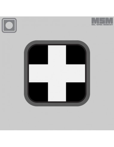 MSM 1" MEDIC SQUARE PVC PATCH - Top Brass Tactical
