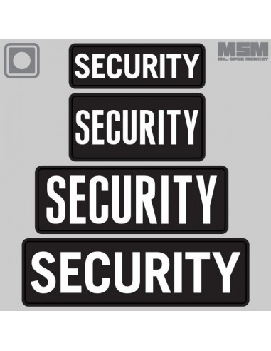 MSM SECURITY 10"X 3" PVC PATCH - Top Brass Tactical