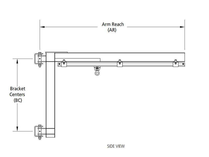 Rigid Lifelines - Column-Mounted Swing Arm Anchor Track™ System ...