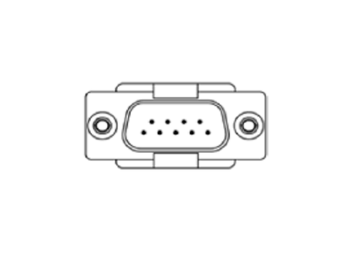 D9 (Female) to MS (Male) Interface Cable (11uApp to TTL)