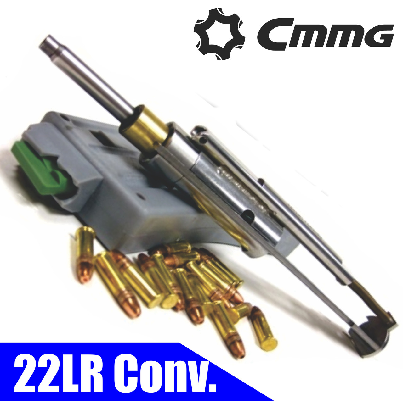 Cmmg 22LR AR Bravo Conversion Kit - 3x25 rd Mags, Stainless BCG ...