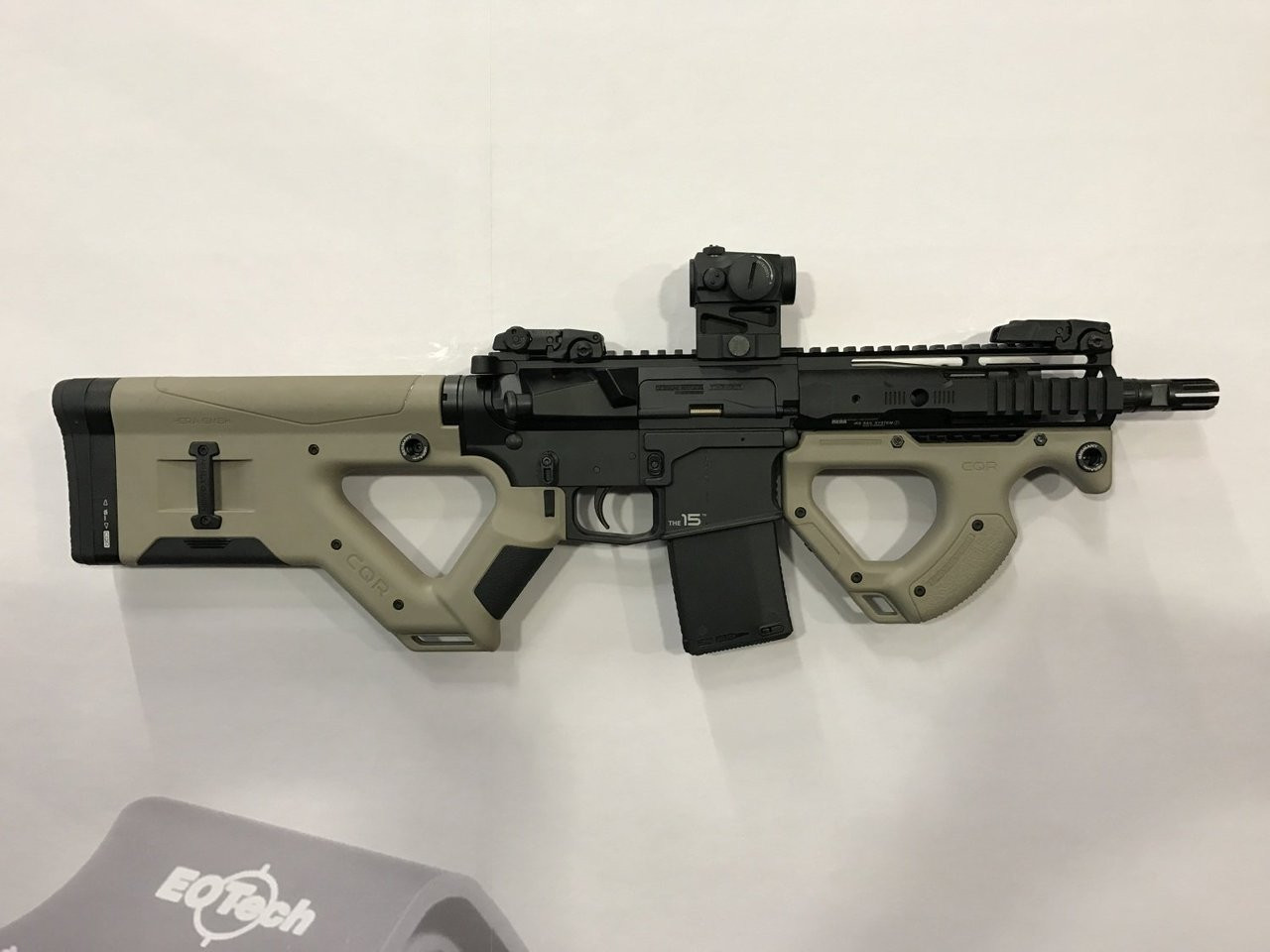 HERA USA CQR Stock AR-15 Replacement Fixed Stock Mil-Spec Polymer Tan ...