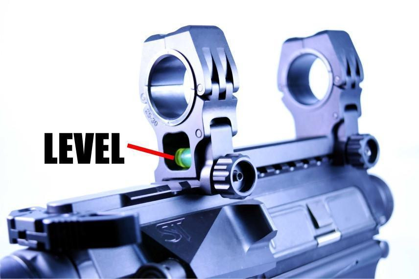 Match Scope Riser Mount | LEVEL | BLACK