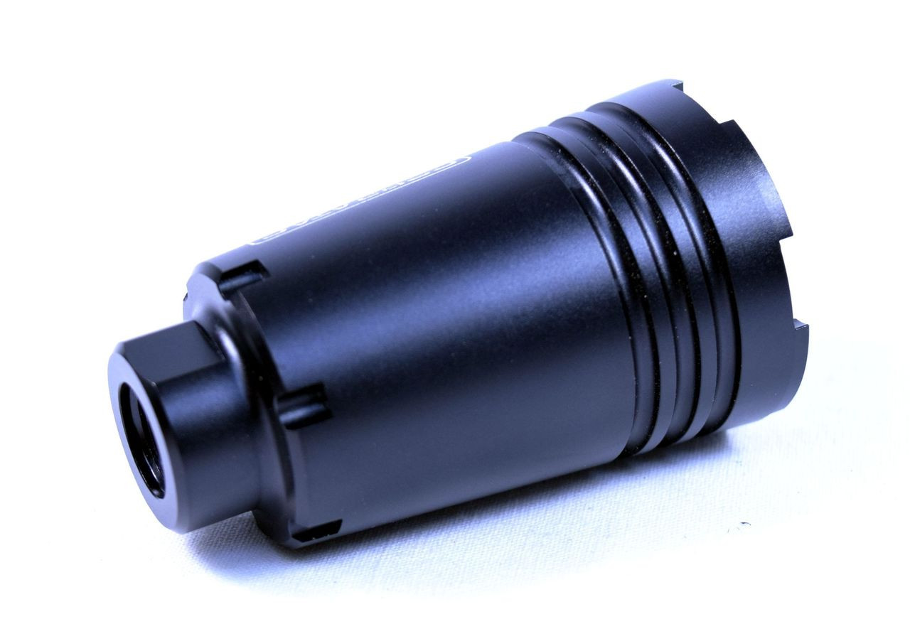 Hog Nose Linear Flash Blast Can Diverter for SBR/PISTOL Muzzle Brake ...