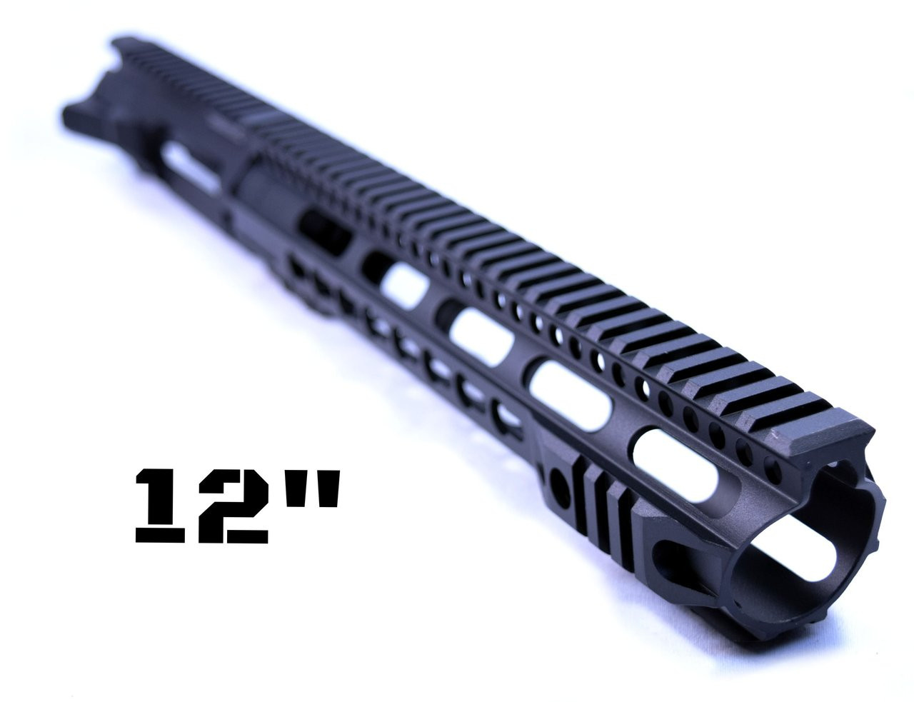 12" Slim Handguard Free Float - 3-Gun Pro Key-Mod Rail