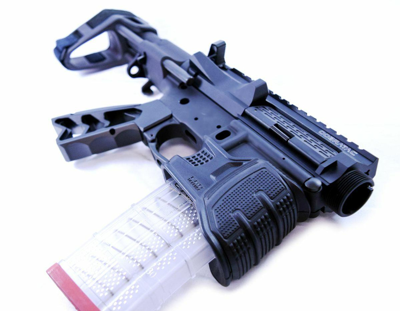 Chevron AR Grip, Skeletonized Billet | Black