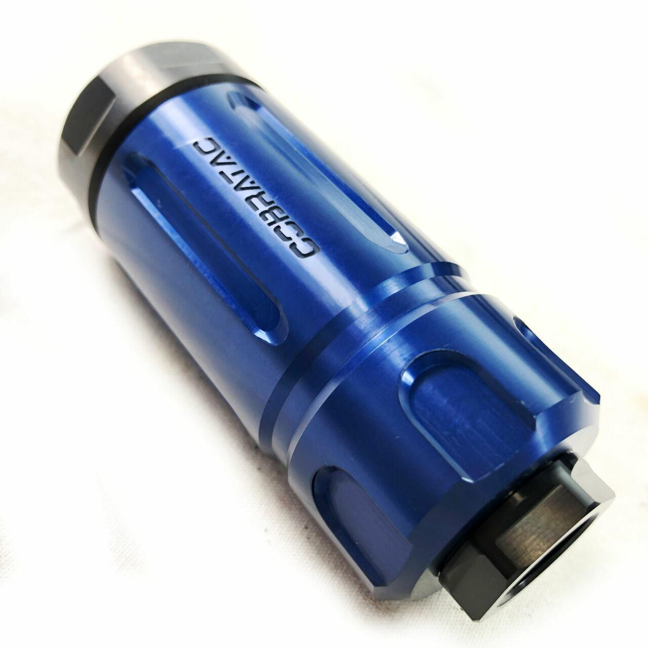 Blue 1/2-28 Fire Hog Mod-FMC - Flash Mitigation Suppressor Can System ...