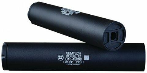 Gemtech GM-22 .22lr Display Suppressor 1/2"-28 Aluminum Matte Black ...