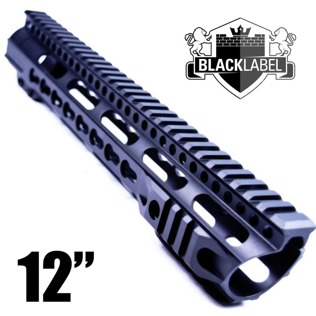 12" Slim Handguard Free Float - 3-Gun Pro Key-Mod Rail