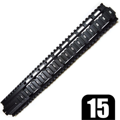 COBRATAC Tactical Series | Slim Quad Rail, 15" Free Float Hand-guard ...