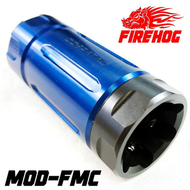 Blue 1/2-28 Fire Hog Mod-FMC - Flash Mitigation Suppressor Can System ...
