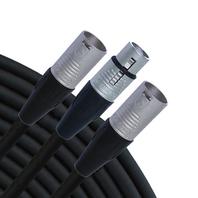 Y-Cable XLRF - XLRM - ACT Entertainment