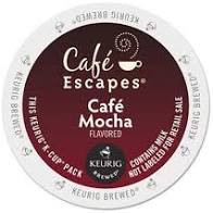 Cafe Escapes Cafe Mocha K Cup Pods - Coffee Crazy