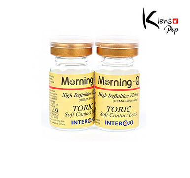 Morning-Q T38 Clear Contact Lens (Toric Lens) Sph -0.50 ~ -10.00 Cyl -0 ...