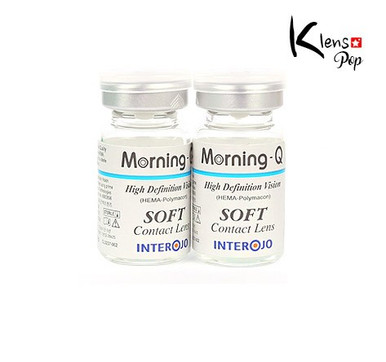 Morning-Q S38 Clear Contact Lens (2pcs) 6 Months - LURUBE
