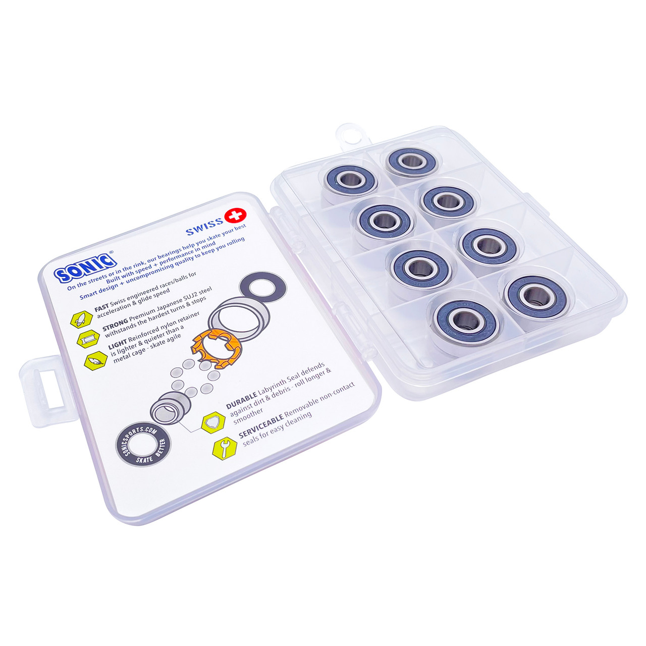 Sonic ABEC Rated Bearings 7 (16 Pack)