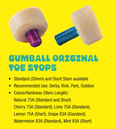 Gumball Toe Stops