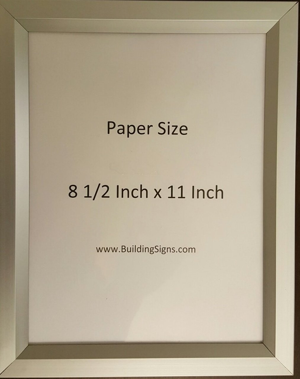 Inspection Frame 8.5" X 11" ( Heavy Duty - Aluminum) - FIRE DEPARTMENT ...