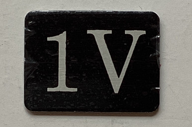 1V Mailbox Number Sign / Locker Number Sign – Rust-Free Aluminum with ...