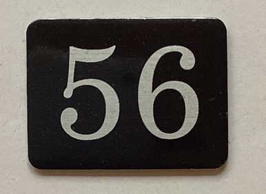 Number 56 Mailbox Number Sign / Locker Number Sign – Rust-Free Aluminum ...