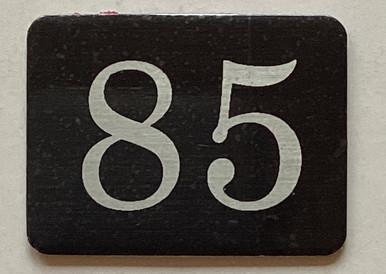 Number 85 Mailbox Number Sign / Locker Number Sign – Rust-Free Aluminum ...