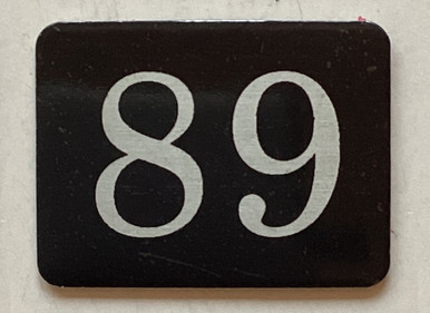 Number 89 Mailbox Number Sign / Locker Number Sign – Rust-Free Aluminum ...