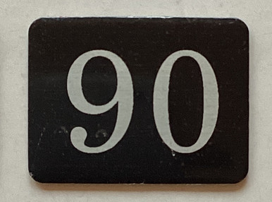 Number 90 Mailbox Number Sign / Locker Number Sign – Rust-Free Aluminum ...