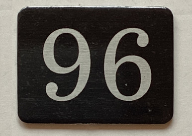 Number 96 Mailbox Number Sign / Locker Number Sign – Rust-Free Aluminum ...