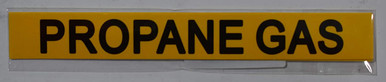 Set of 5 PCS - Pipe Marking- Propane Gas Sign (Sticker,Yellow, 1X8 ...