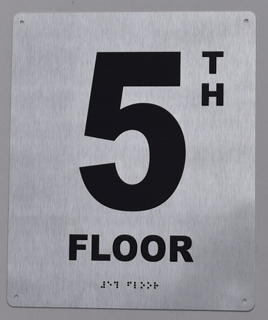 5TH Floor sign