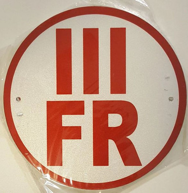 FLOOR AND ROOF TRUSS IDENTIFICATION SIGN-TYPE III- REFLECTIVE ...