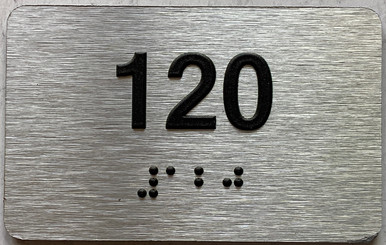 Apartment number 120 sign -Unit Number 120 sign / Suite 120 sign ...