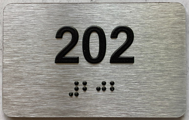 Apartment number 202 sign -Unit Number 202 sign / Suite 202 sign ...