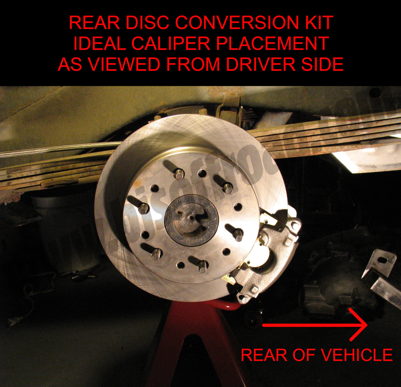 Rear Disc Brake Conversion Kit 6-lug
