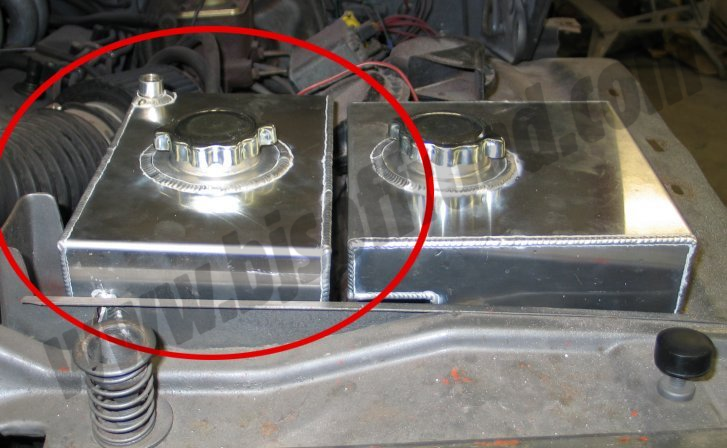 Aluminum Overflow Tank Kit