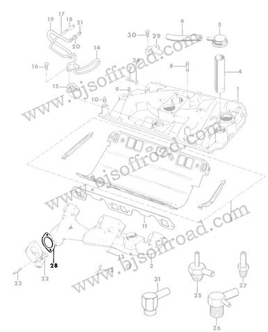 Exhaust Manifold Damper Gasket - BJ's Full-Size Jeep Parts