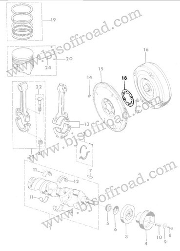 Flexplate Reinforcement Spacer Plate TF727