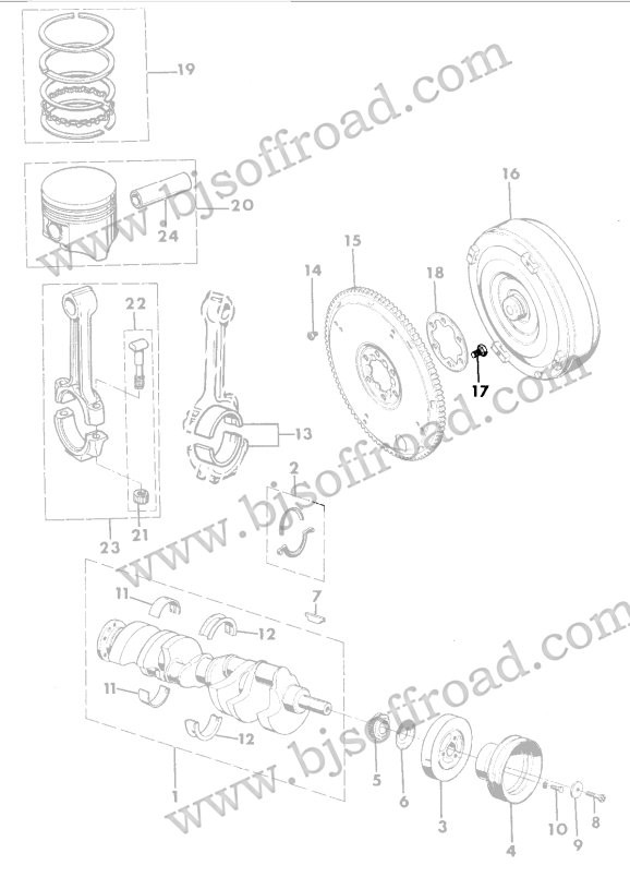 Flexplate Bolt Kit TF727