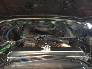 Aluminum Downflow Radiator Buick 350