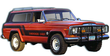 Phoenix Graphix 1981-1983 Cherokee Chief Vinyl Decal Set