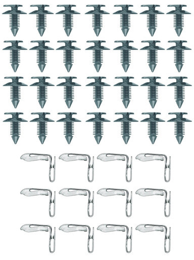 Door and Cargo Panel Retainer Clip Kit 4-Door