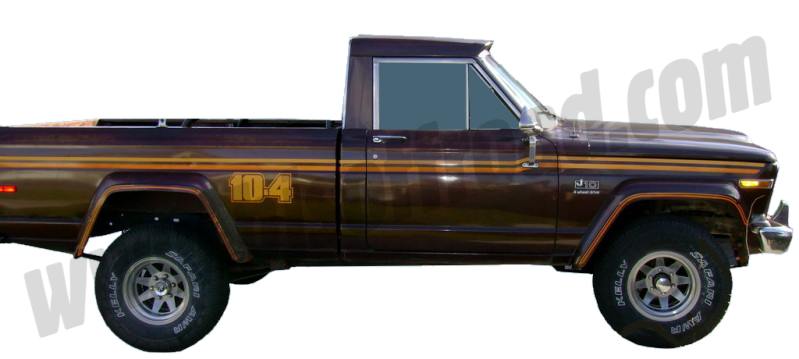 Phoenix Graphix 1978-1979 J10 10-4 Decal Set