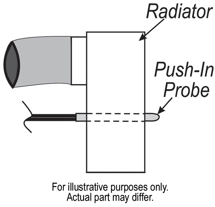 Derale Electric Fan Controller Push In Probe