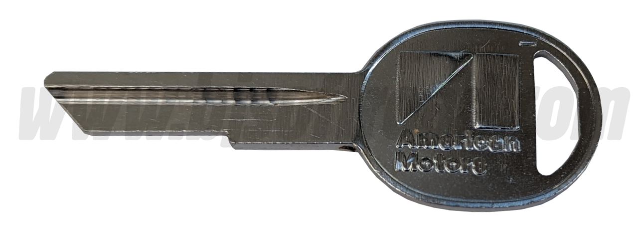 Oval Key Blank - 1973-1987 AMC