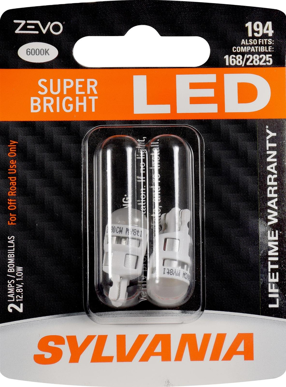 Clear 194 Led Bulbs Pair