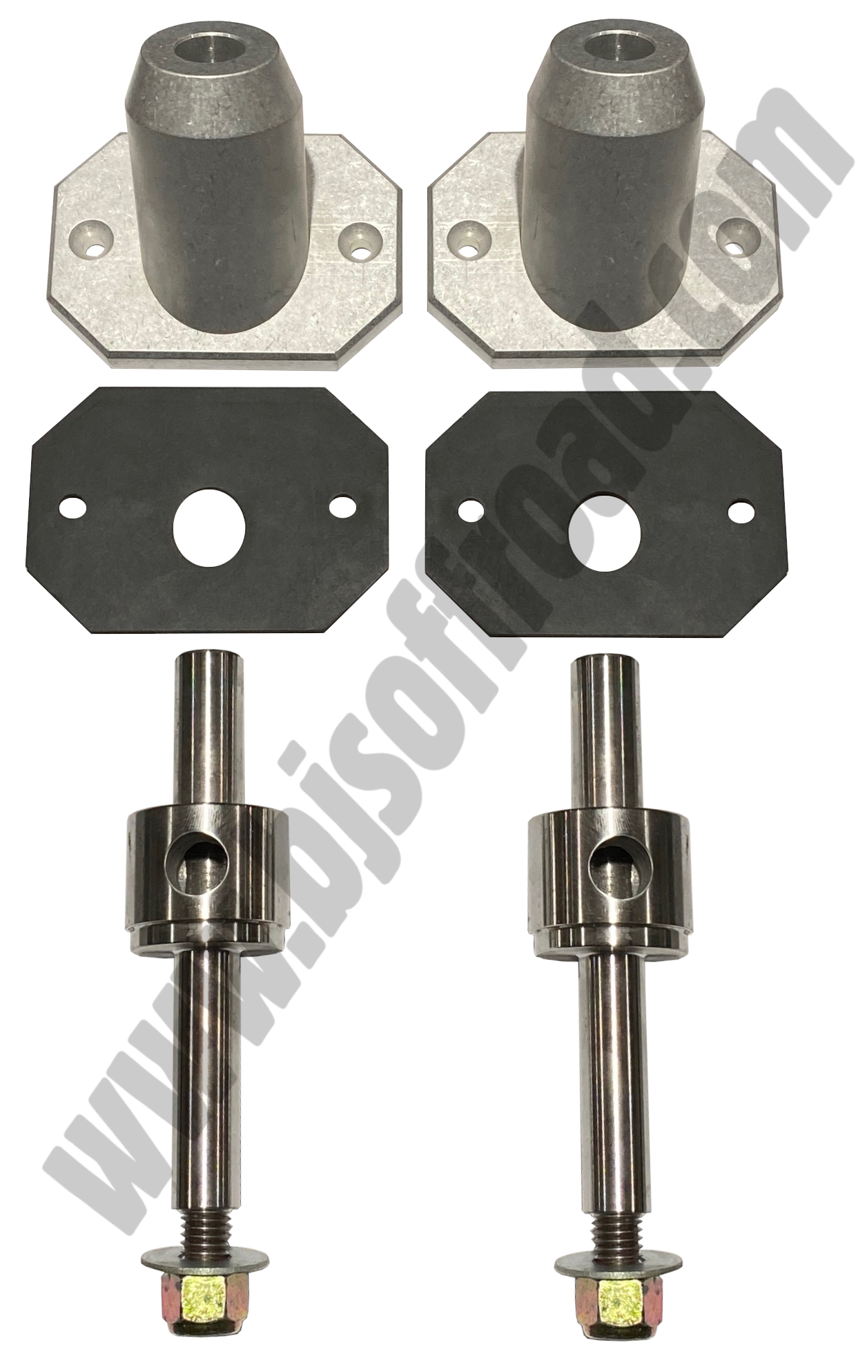 Billet Toyota FJ Cruiser Mirror Adapters Including Mounts
